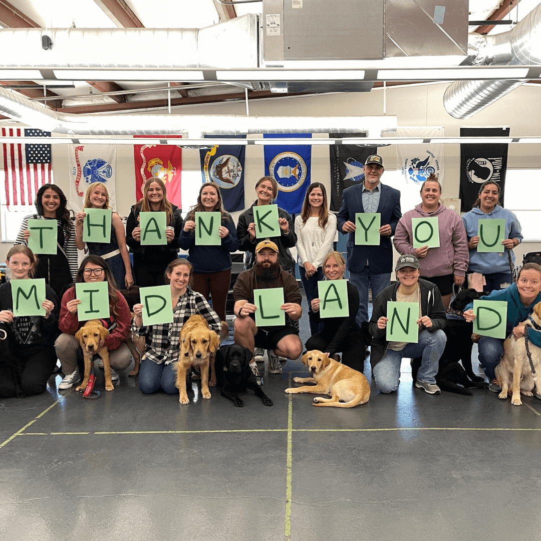 Thank you, Midland! - Freedom Service Dogs